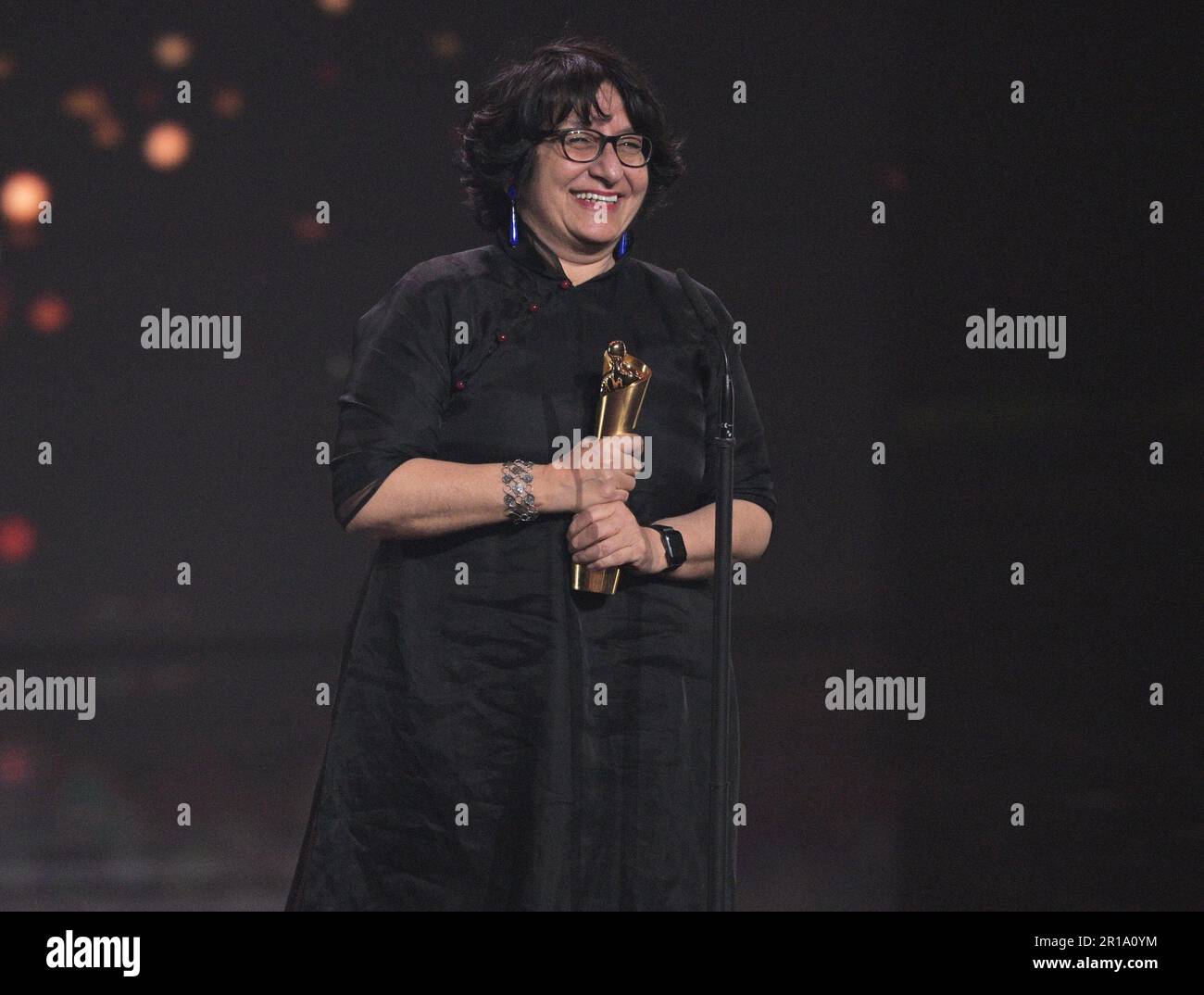 Berlin, Germany. 12th May, 2023. Roshanak Behesht Nedjad, film producer ...