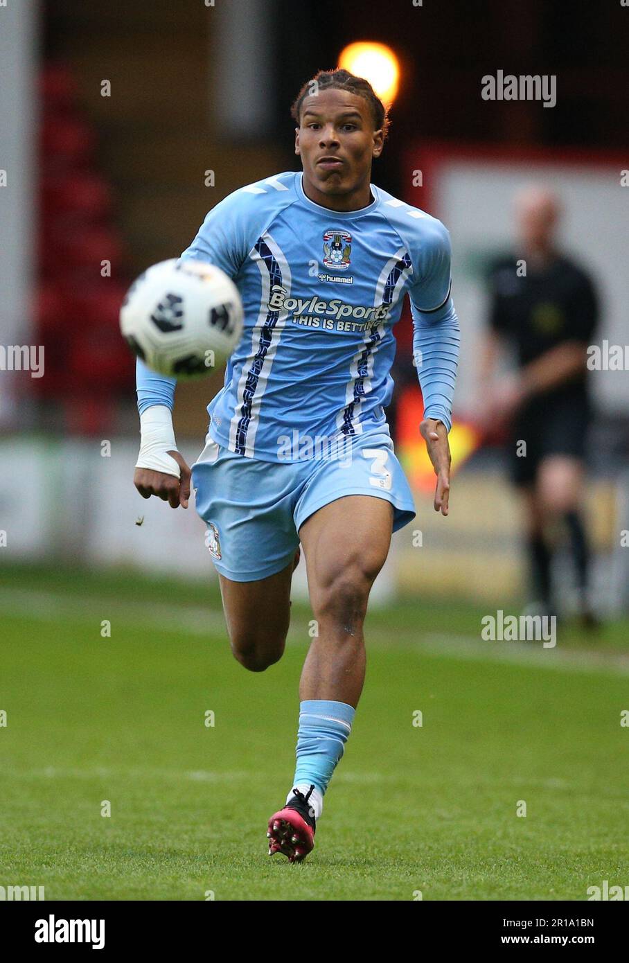 Coventry City’s Tristen Batanwi in action during the Birmingham Senior ...