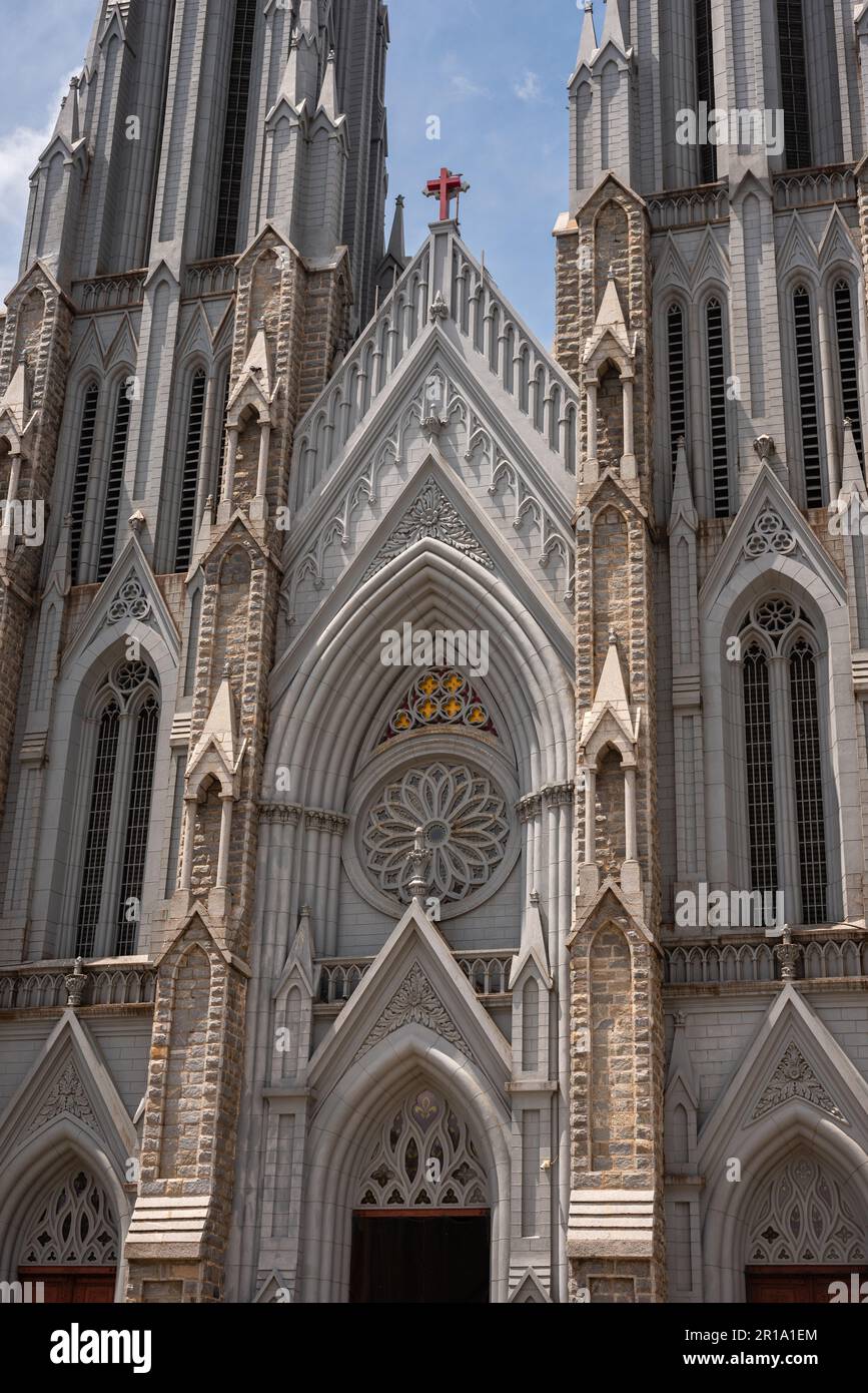 St. Philomena's Church Mysore Karnataka India September 1 2022 Exterior ...
