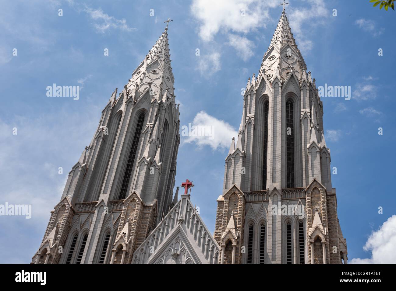 St. Philomena's Church Mysore Karnataka India September 1 2022 Exterior ...