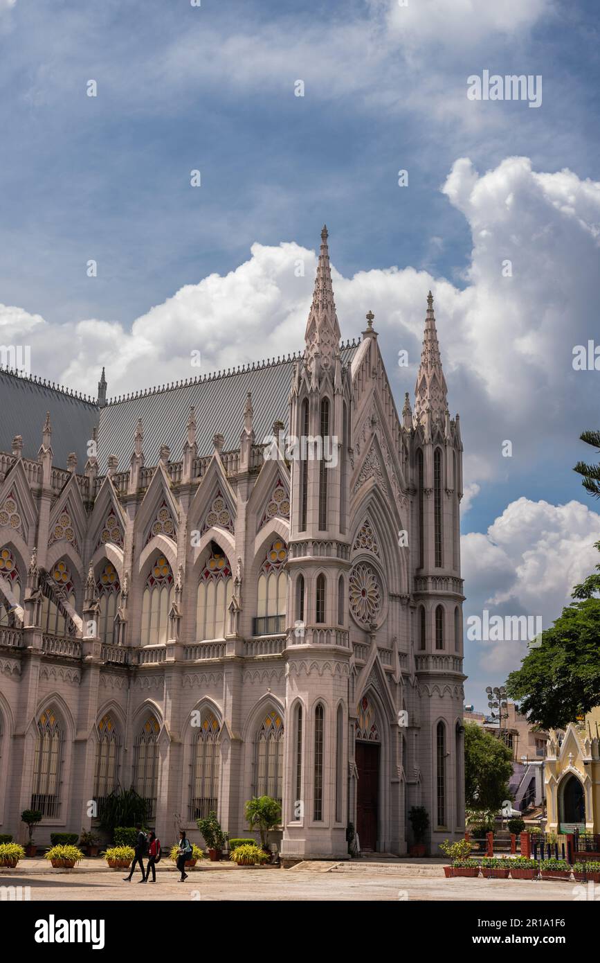 St. Philomena's Church Mysore Karnataka India September 1 2022 Exterior ...
