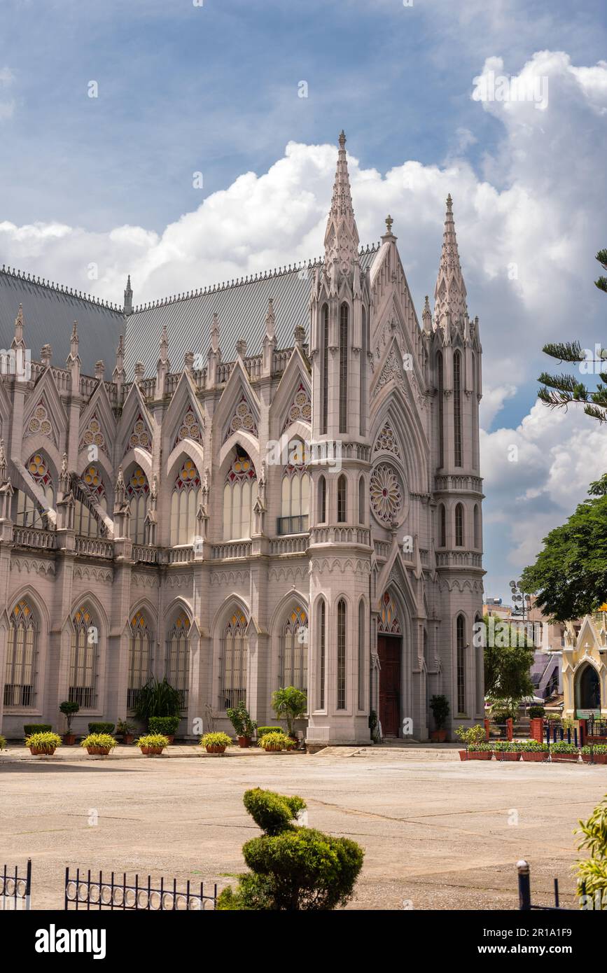 St. Philomena's Church Mysore Karnataka India September 1 2022 Exterior ...