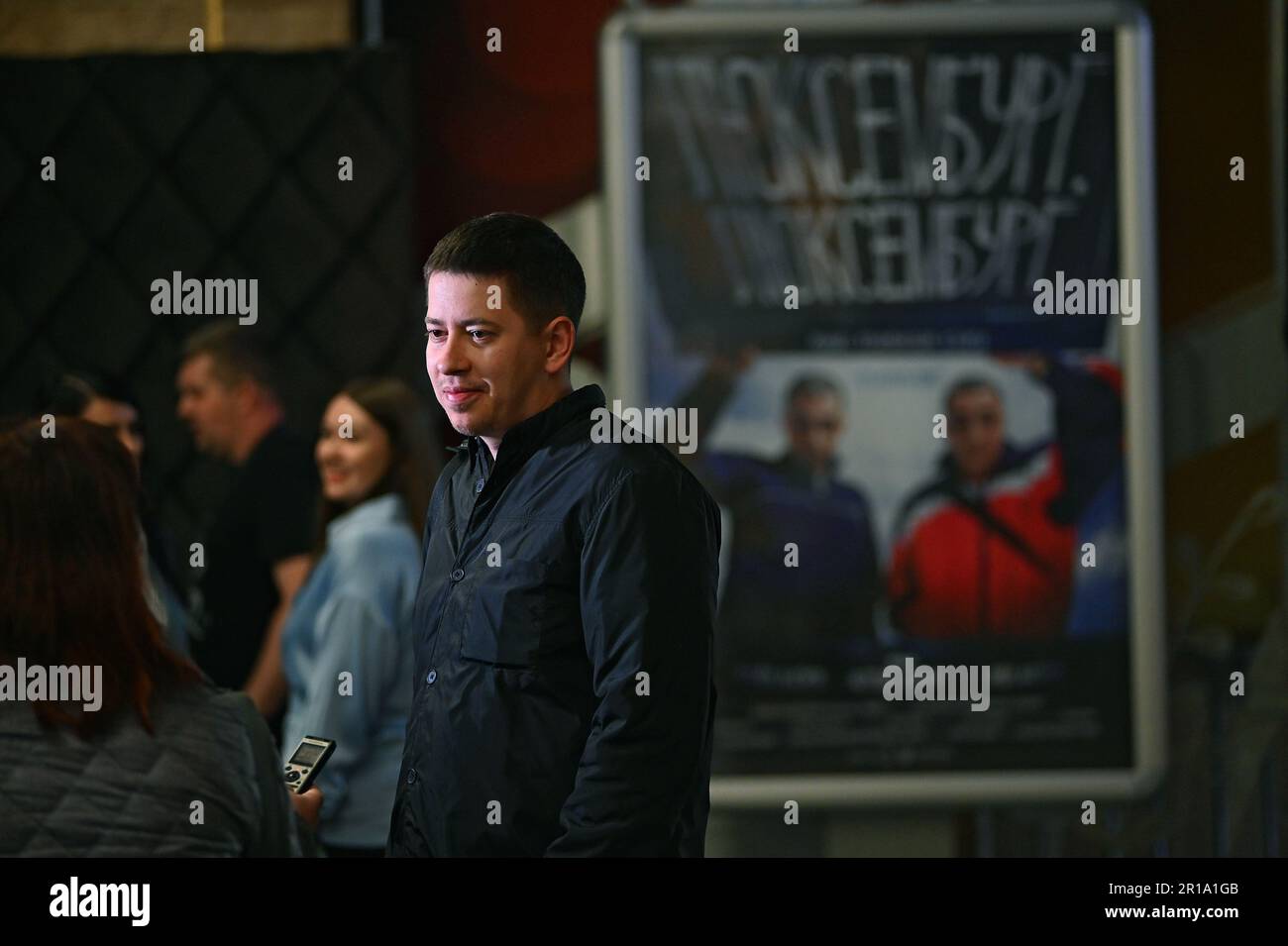 ZAPORIZHZHIA, UKRAINE - MAY 12, 2023 - Ukrainian director, writer and producer Antonio Lukich ...