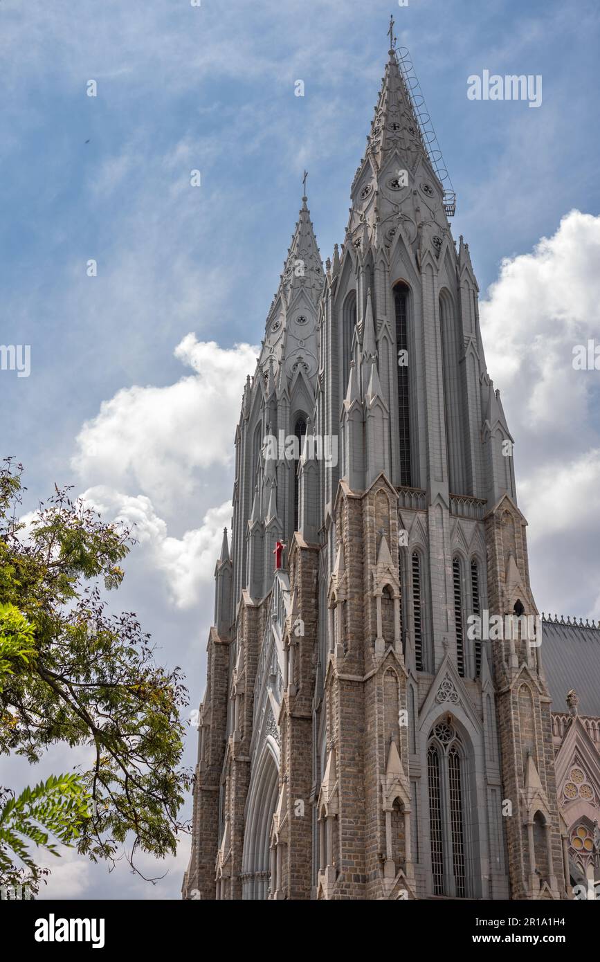 St. Philomena's Church Mysore Karnataka India September 1 2022 Exterior ...