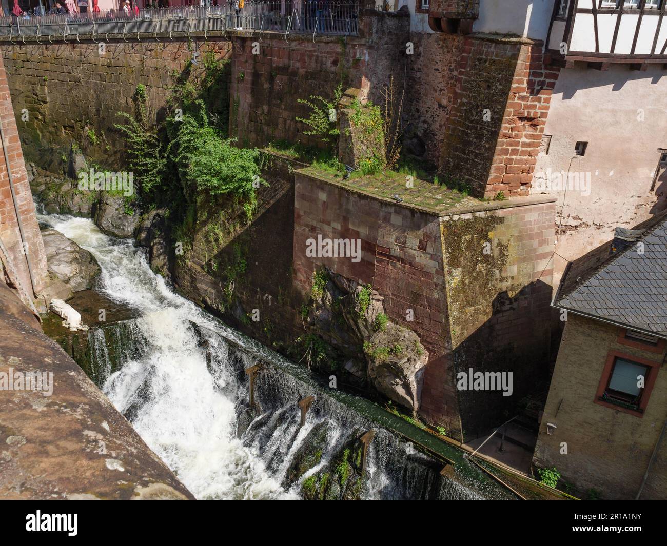 the city of Saarburg at the saar river in germany Stock Photo - Alamy