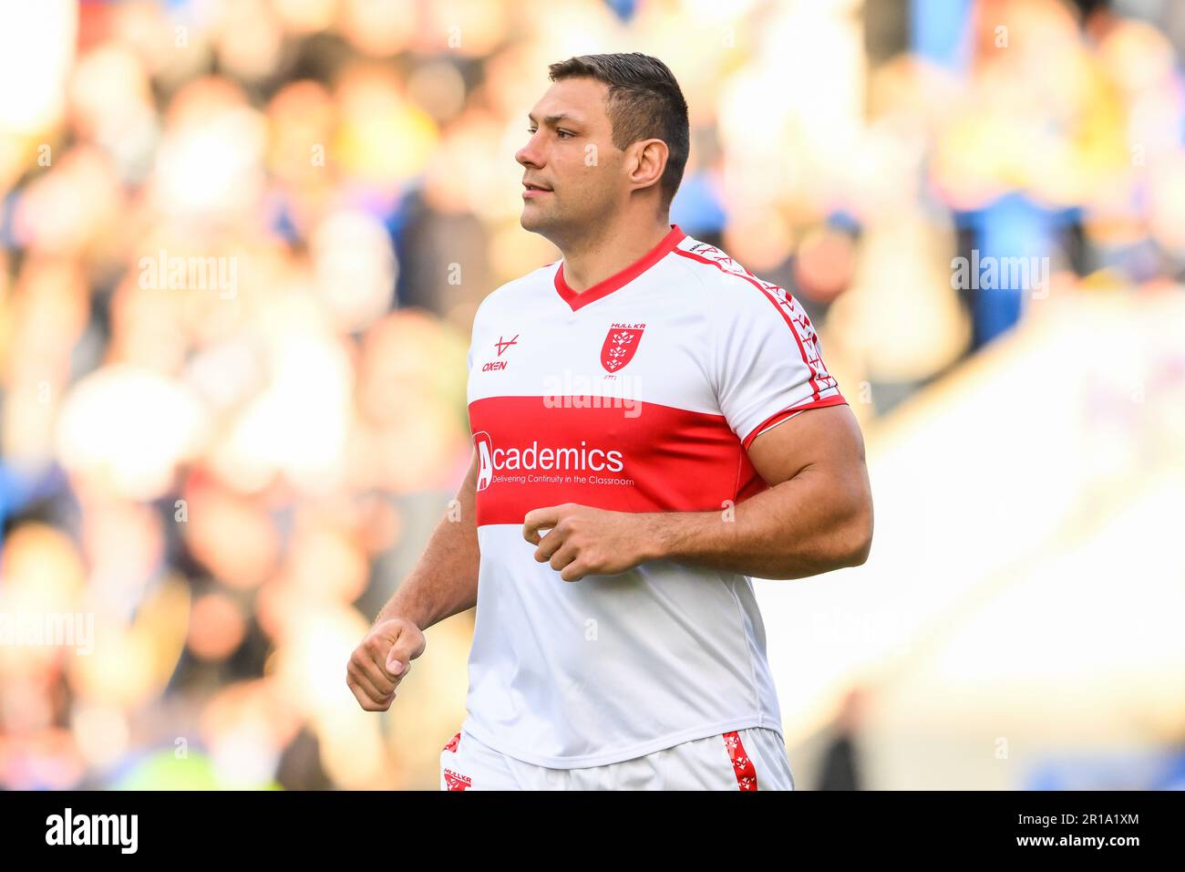Ryan Hall #5 of Hull KR during pre match warm up ahead of the Betfred ...