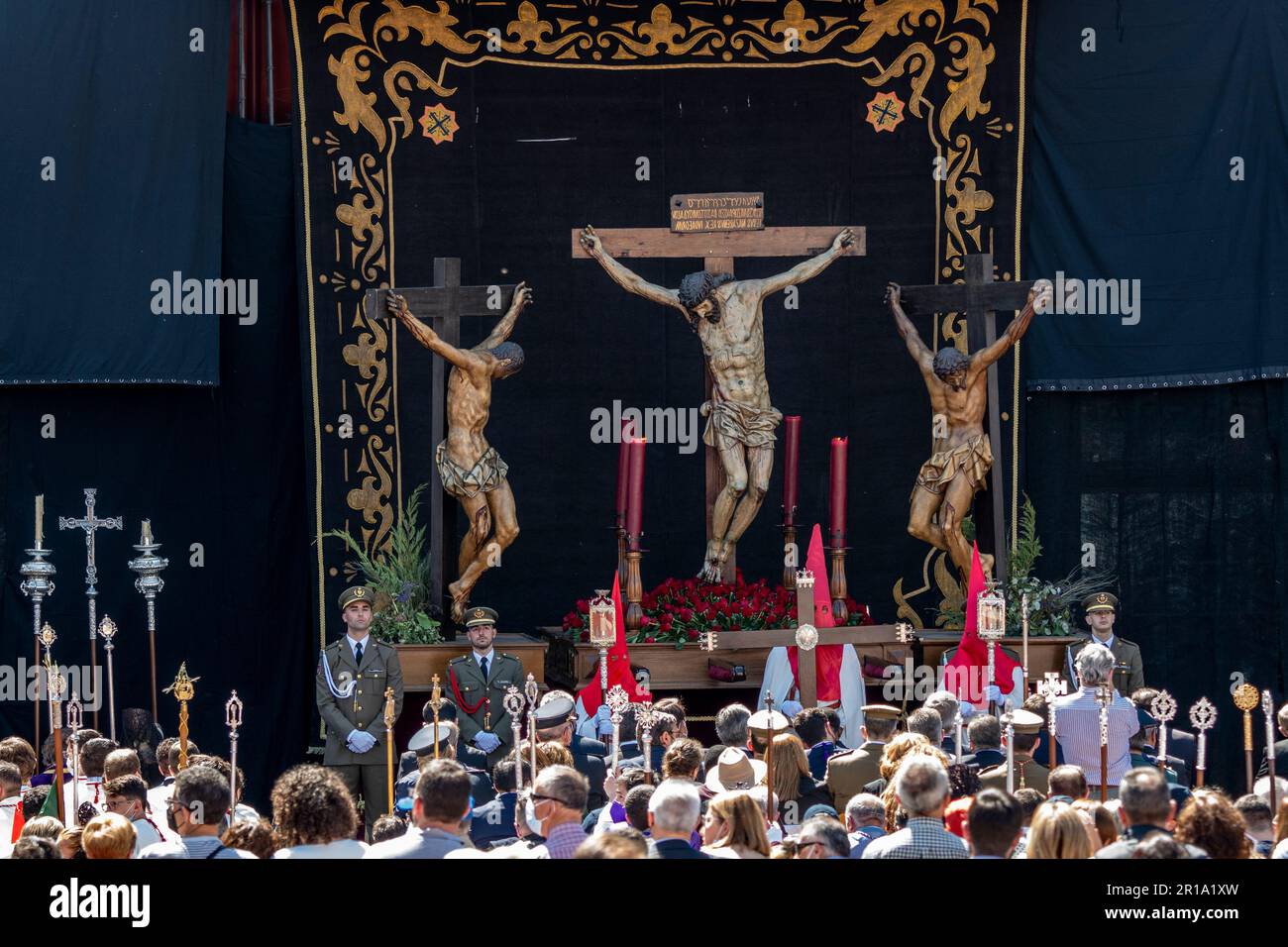 Statue of crucifixion of jesus holy week hi-res stock photography and ...