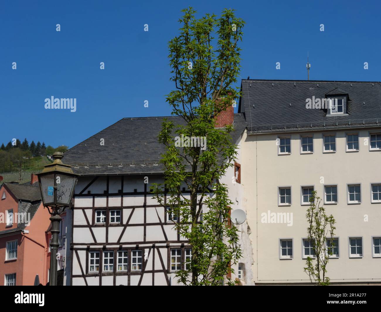 the city of Saarburg at the saar river in germany Stock Photo - Alamy