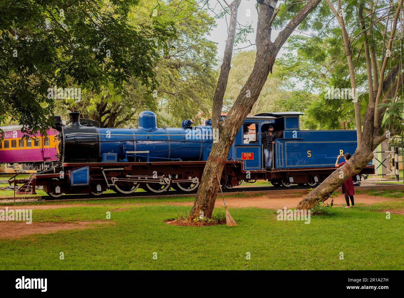Mysore Railway Museum Karnataka India September 1 2022 Tourists ...