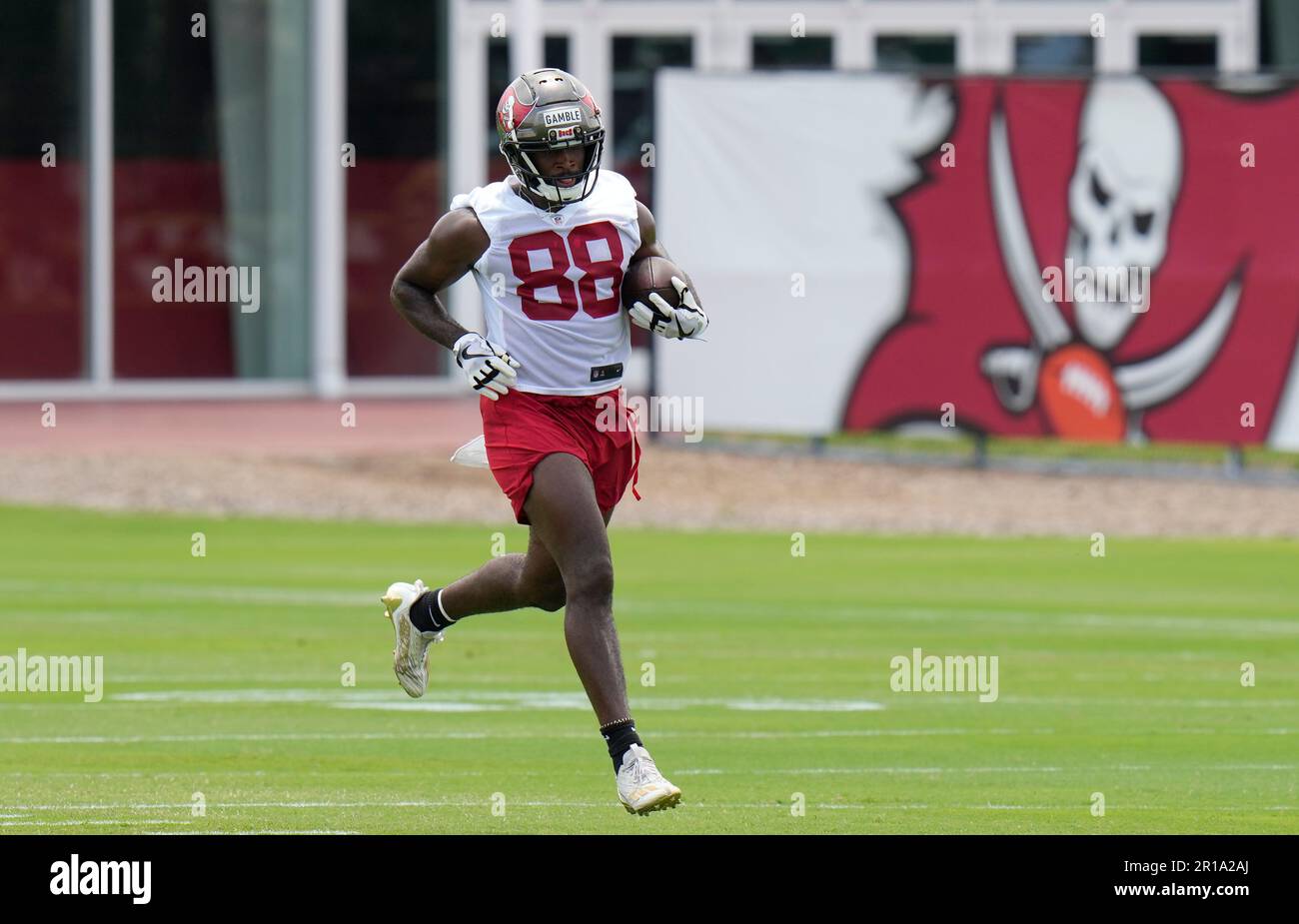 Tampa Bay Buccaneers tight end Kemore Gamble at the NFL football team's ...