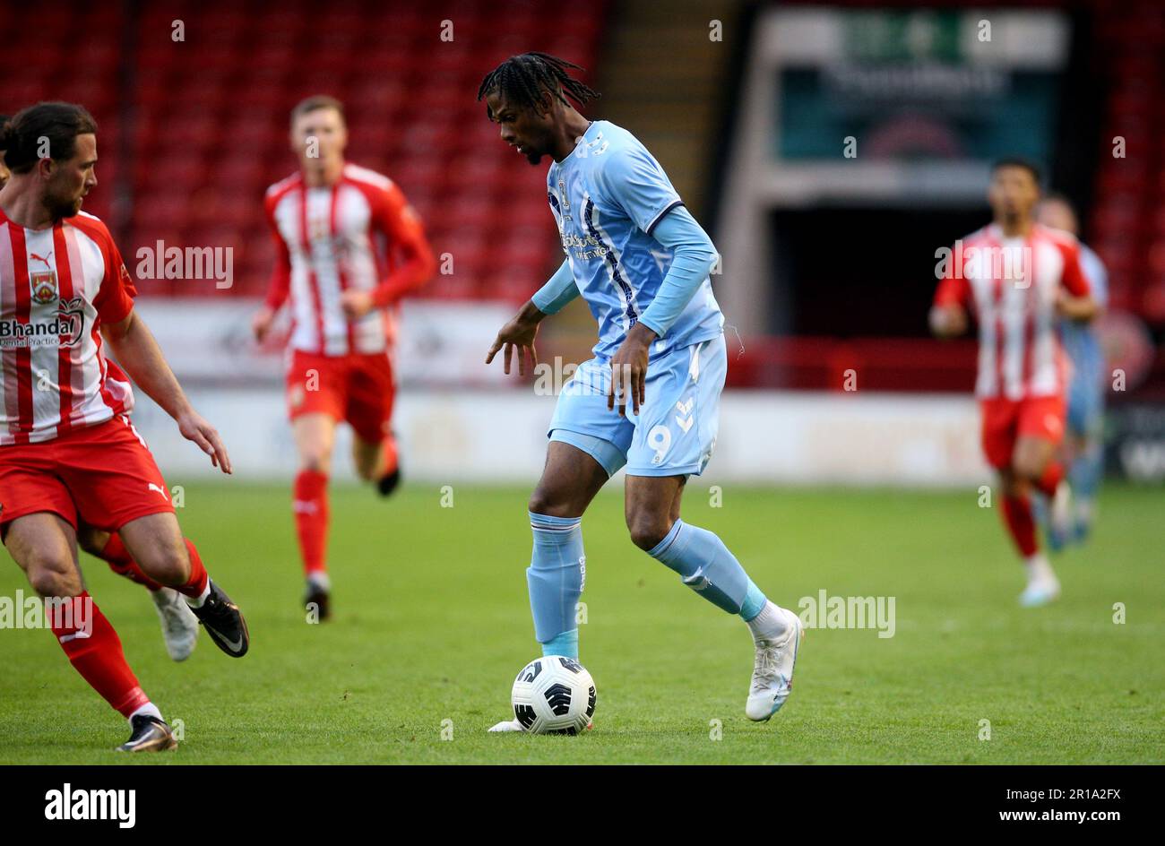 Coventry City’s Justin Obikwuin action during the Birmingham Senior Cup ...