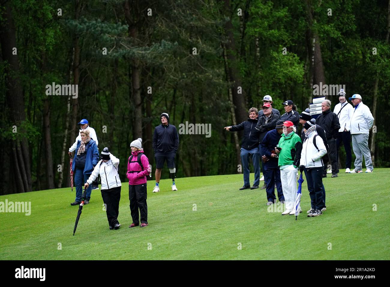 A general view of spectators during day three of The G4D Open at Woburn ...