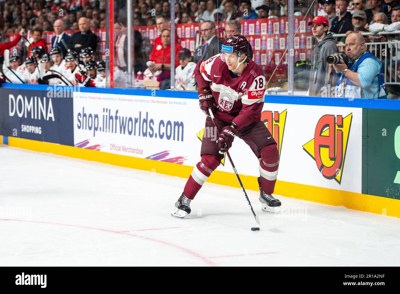 Riga, Latvia. 12th May, 2023. RIGA, LATVIA - MAY 12: Rodrigo Abols of ...