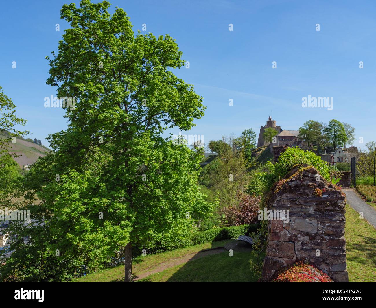 the city of Saarburg at the saar river in germany Stock Photo - Alamy