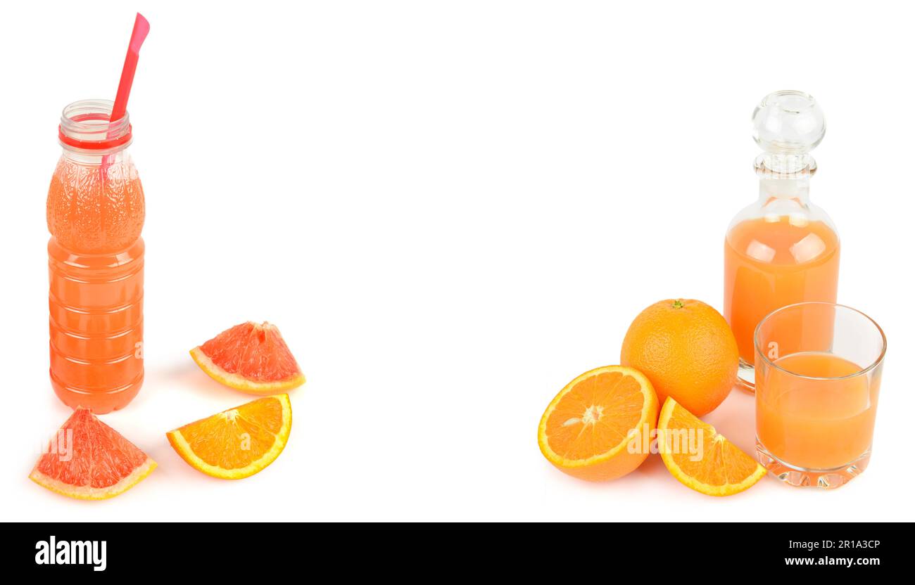 Collage orange juice slices hi-res stock photography and images - Alamy