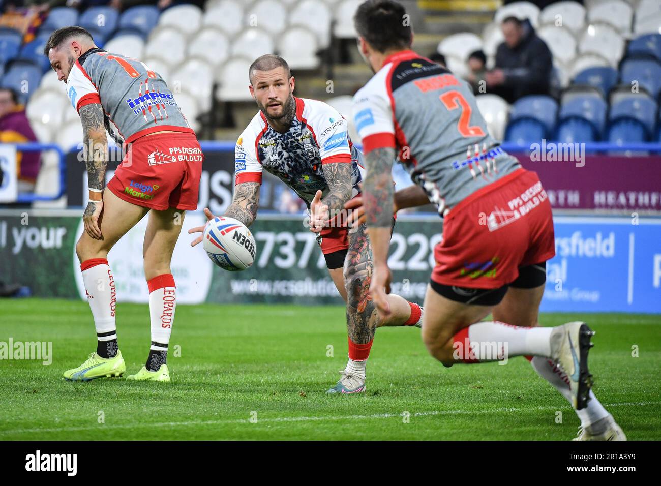 Huddersfield, England - 12th May 2023 - Zak Hardaker of Leigh Leopards ...