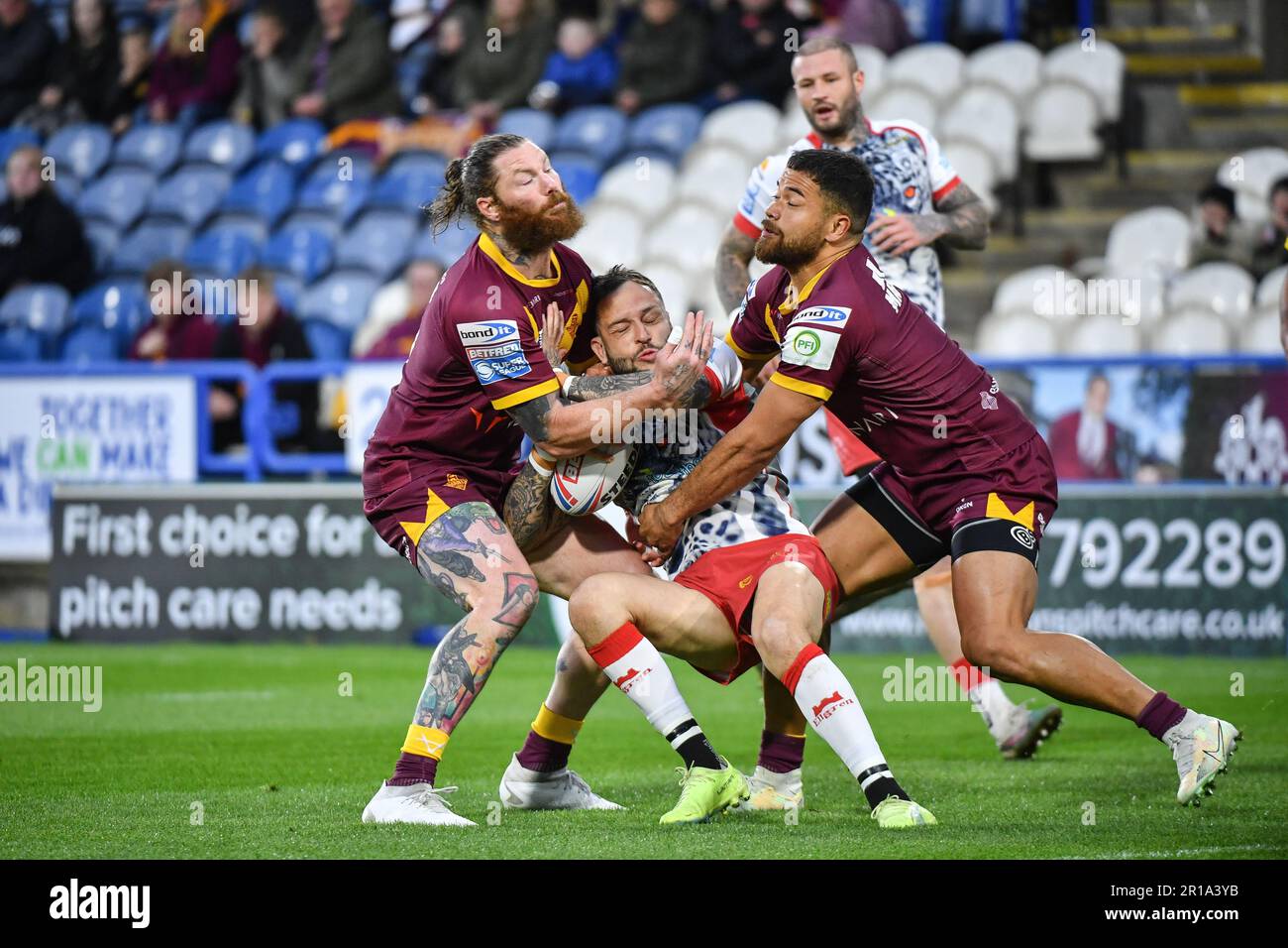 Huddersfield, England - 12th May 2023 - Chris McQueen and Esan Marsters ...