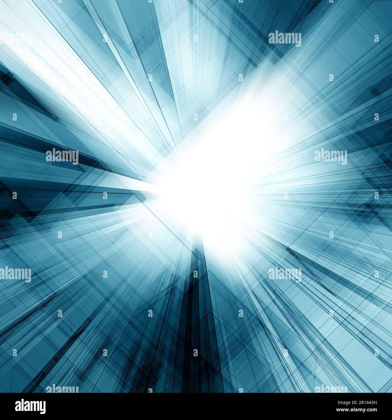 Abstract architecture. Concept view background 3D rendering Stock Photo ...