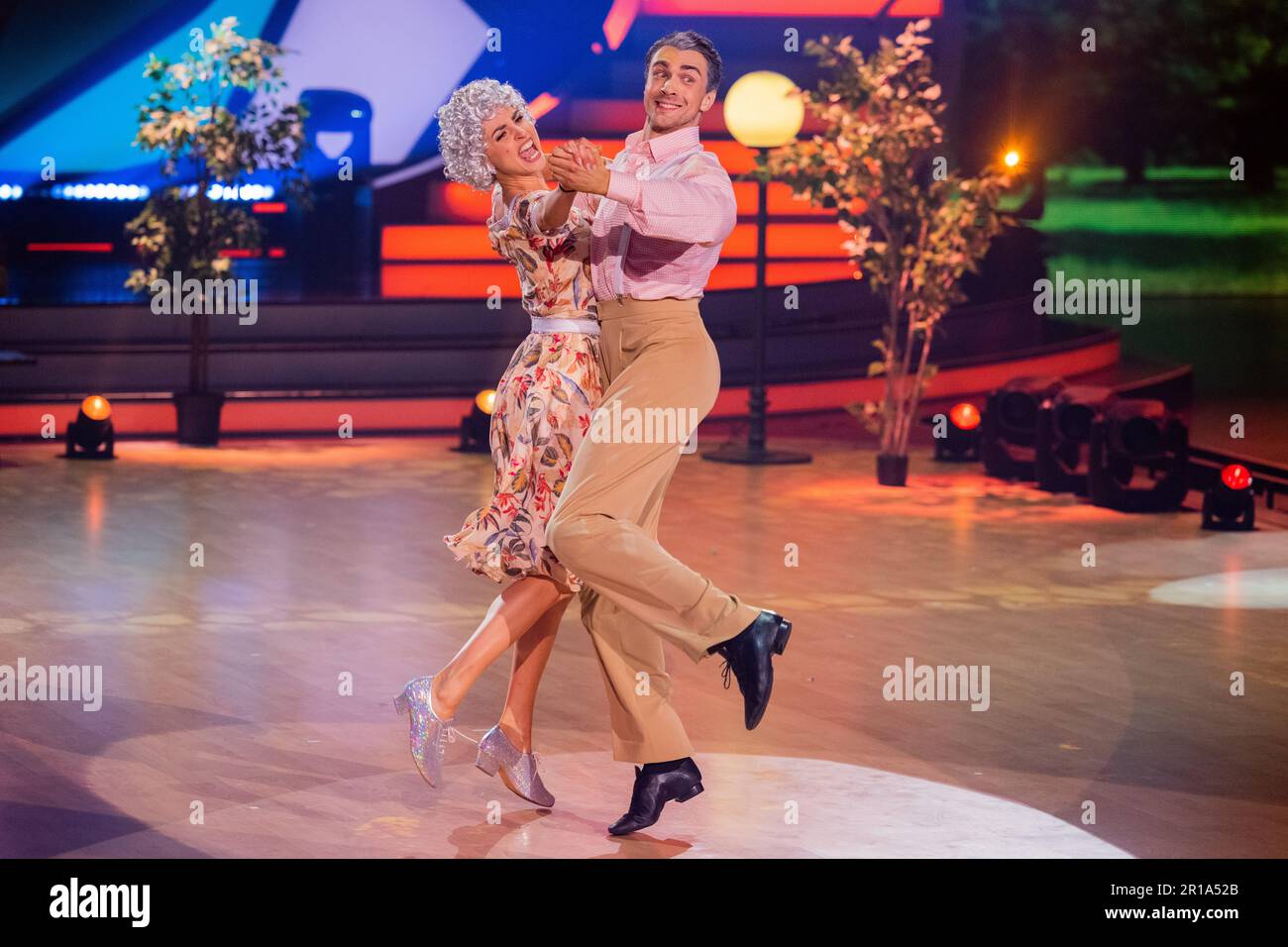 Cologne, Germany. 12th May, 2023. Timon Krause, mentalist, and Ekaterina Leonova, professional ...