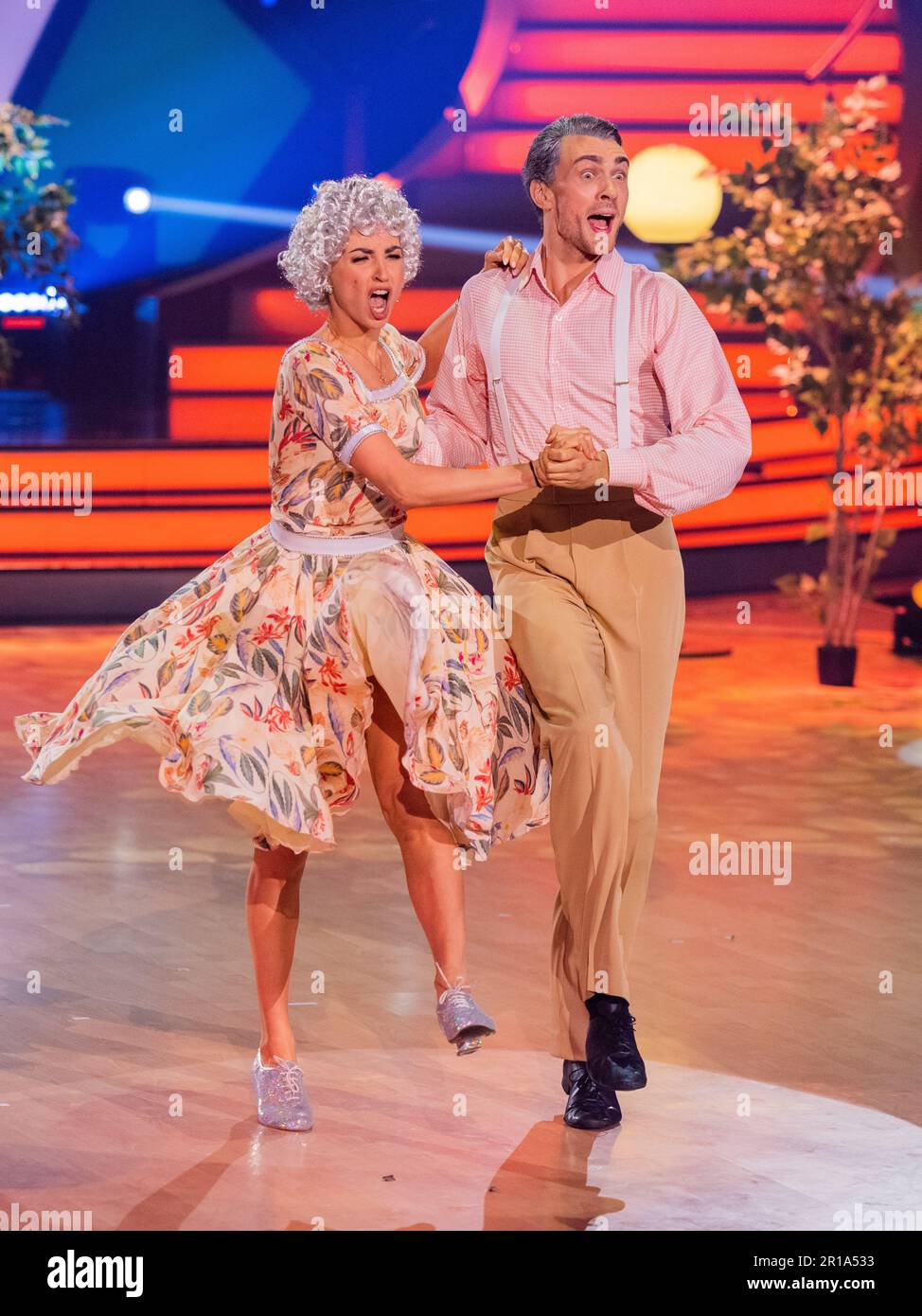 Cologne, Germany. 12th May, 2023. Timon Krause, mentalist, and Ekaterina Leonova, professional ...