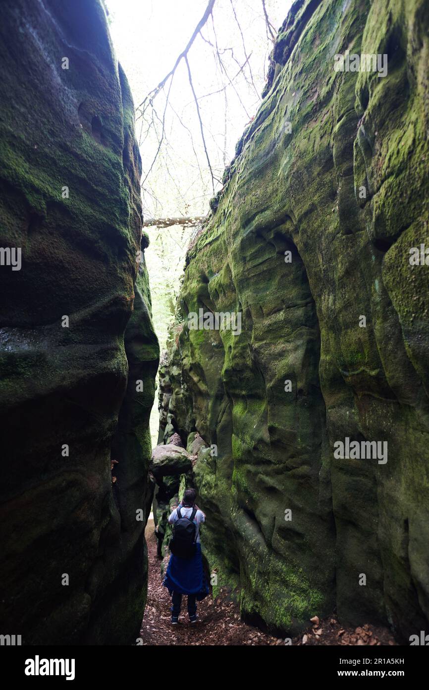 The Mullerthal region in Luxembourg is also known as little Switzerland ...