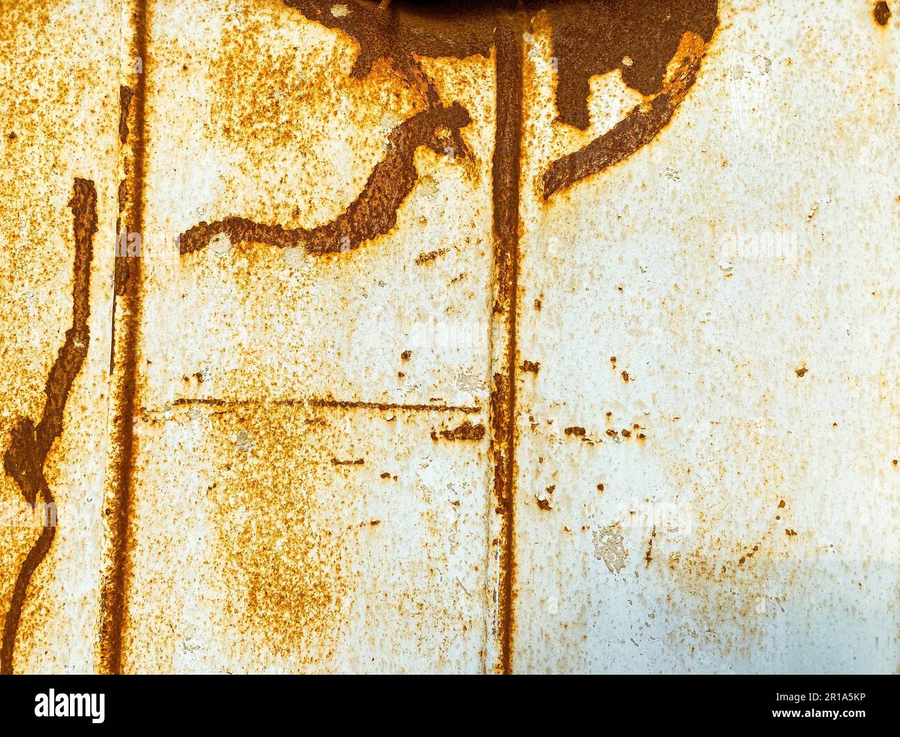 rusty texture, metal covered with corrosion from old age and damage ...