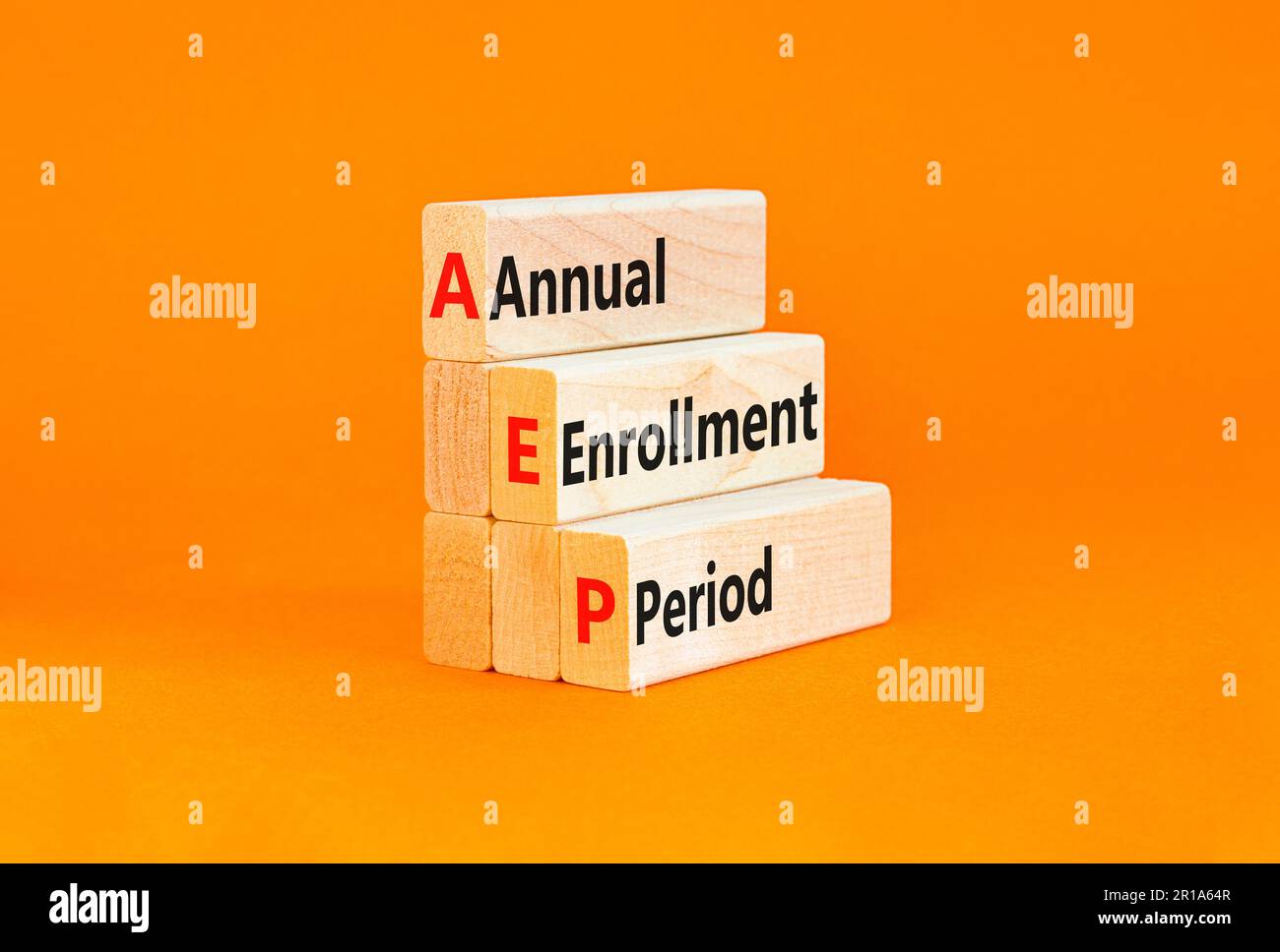 AEP symbol. Concept words AEP Annual enrollment period on beautiful ...