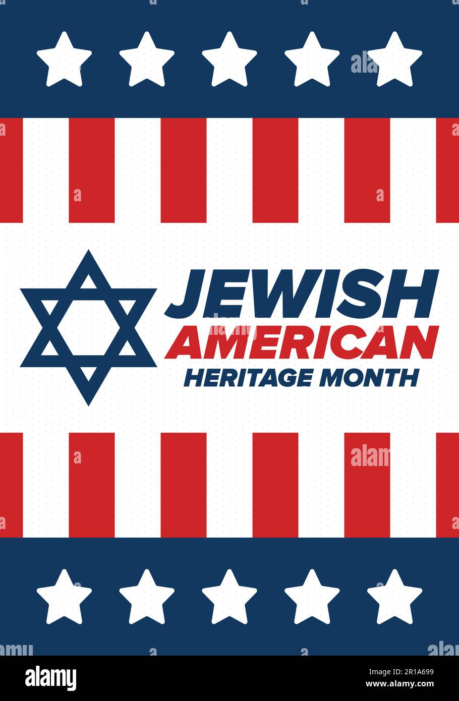 Jewish American Heritage Month in May. Jewish American contribution to ...