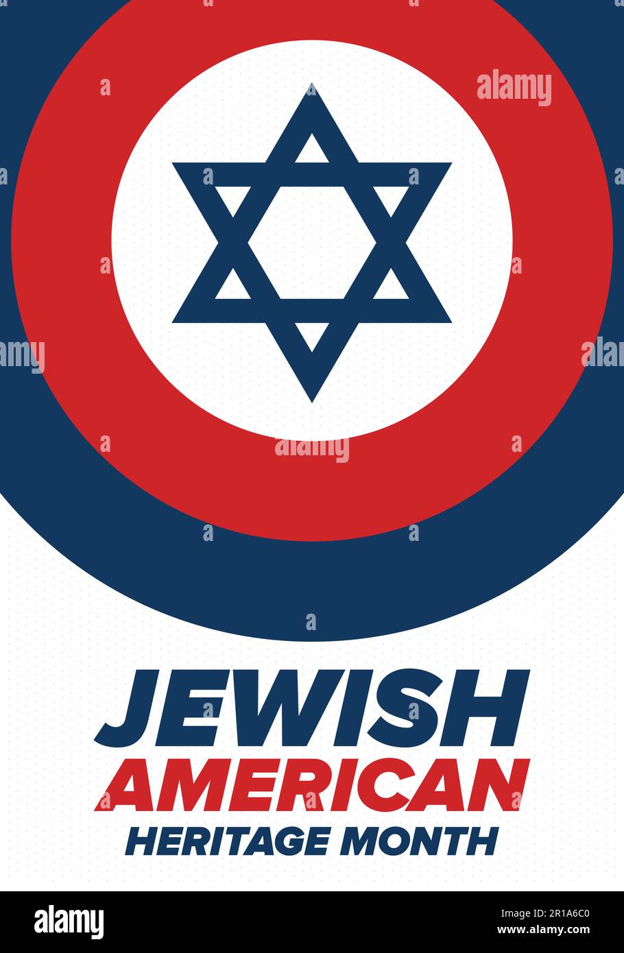 Jewish American Heritage Month in May. Jewish American contribution to ...