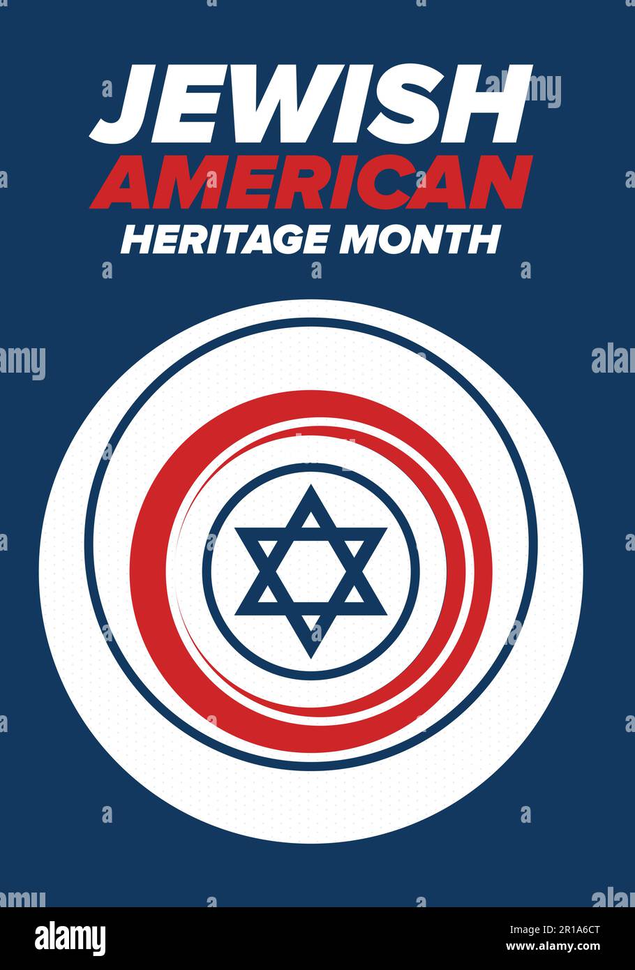 Jewish American Heritage Month in May. Jewish American contribution to ...