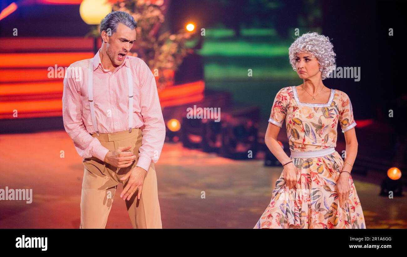 Cologne, Germany. 12th May, 2023. Timon Krause, mentalist, and Ekaterina Leonova, professional ...