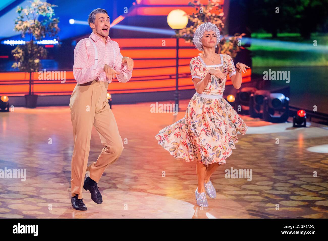 Cologne, Germany. 12th May, 2023. Timon Krause, mentalist, and Ekaterina Leonova, professional ...