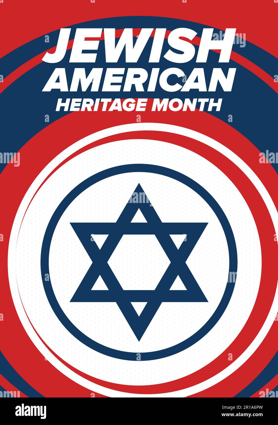 Jewish American Heritage Month in May. Jewish American contribution to ...