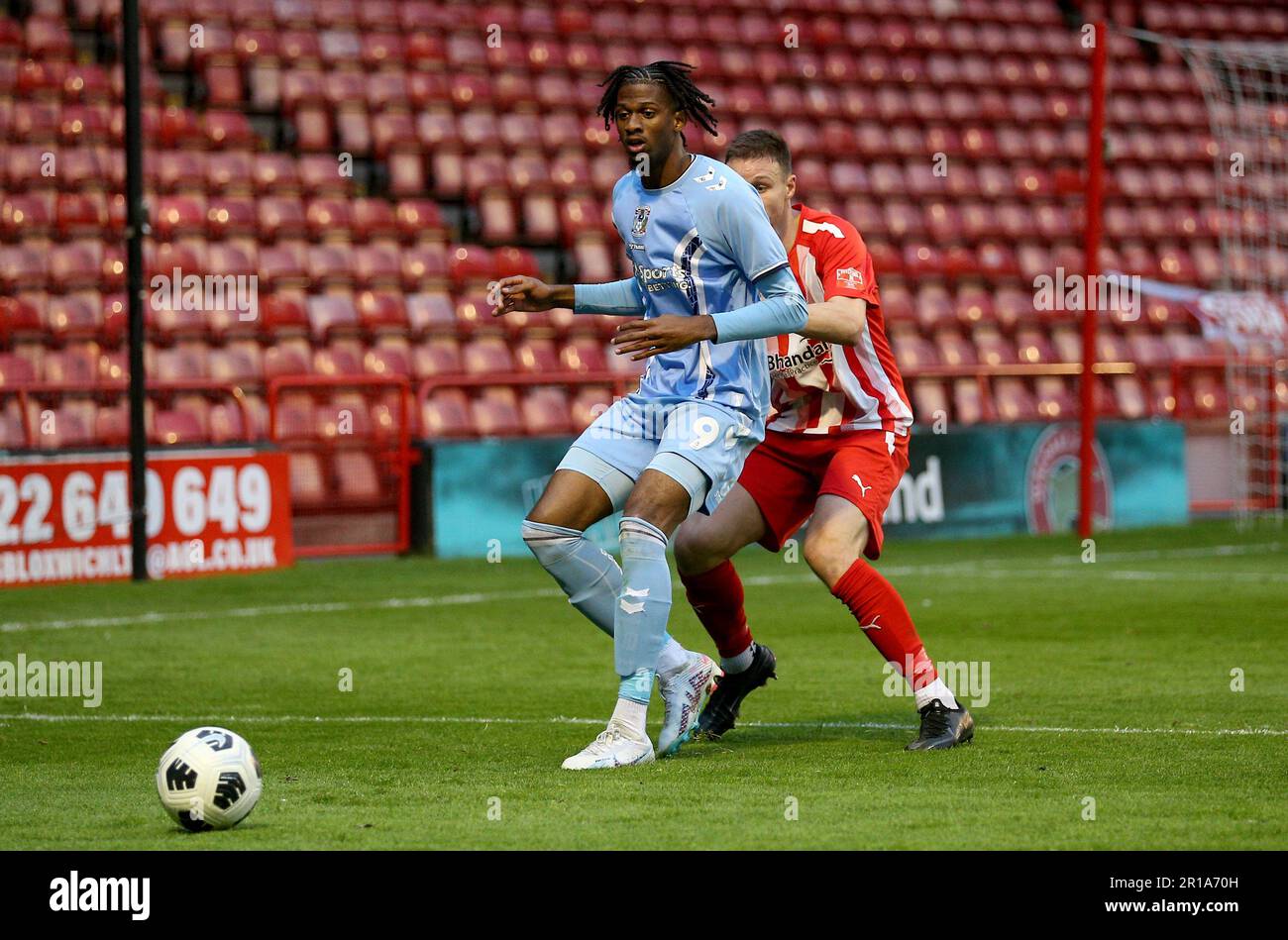 Coventry City’s Justin Obikwu in action during the Birmingham Senior ...