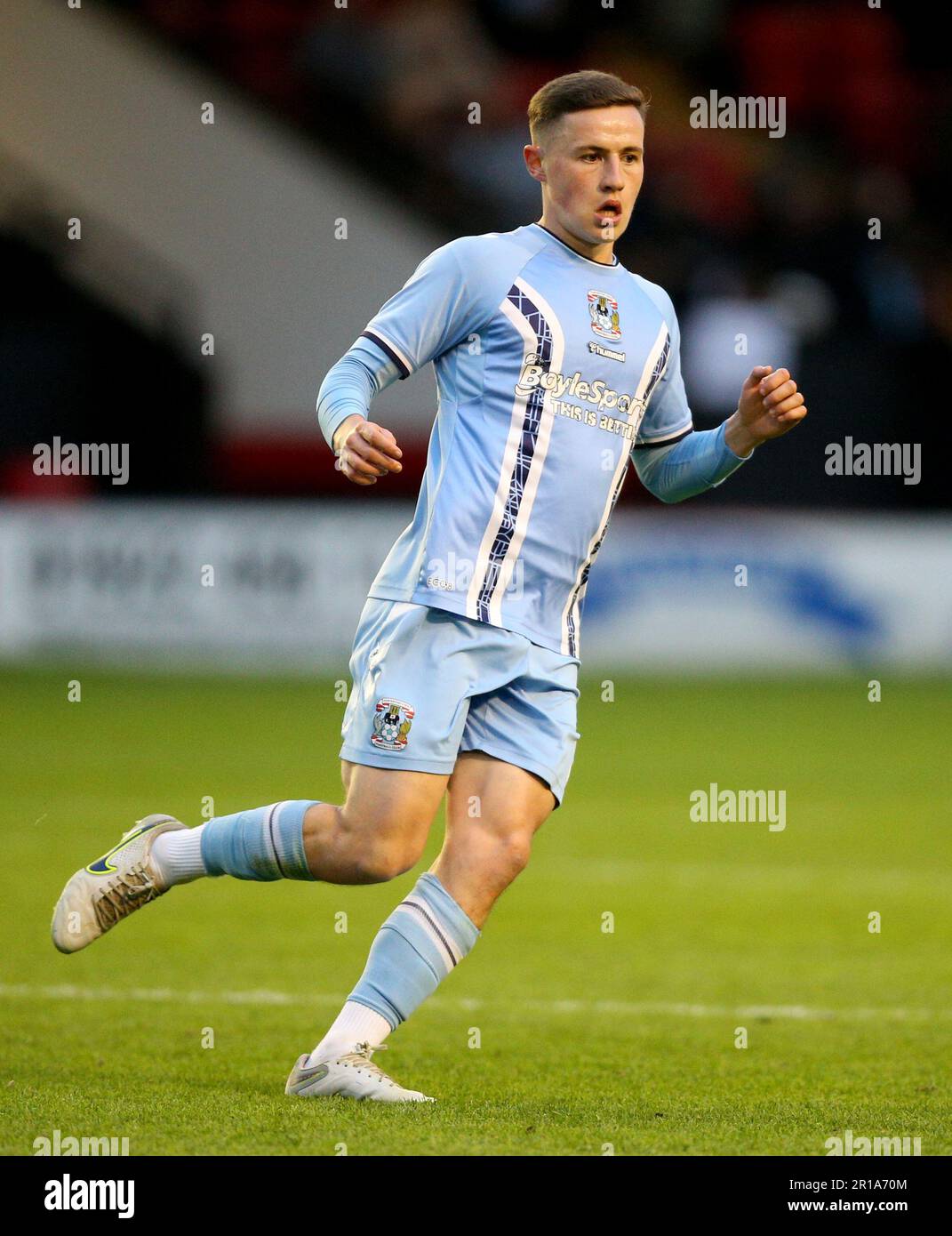 Coventry City’s Aidan Finnegan in action during the Birmingham Senior ...