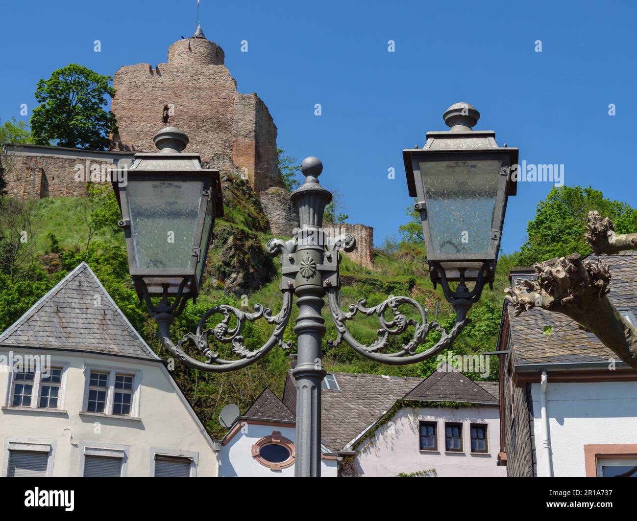 the city of Saarburg at the saar river in germany Stock Photo - Alamy