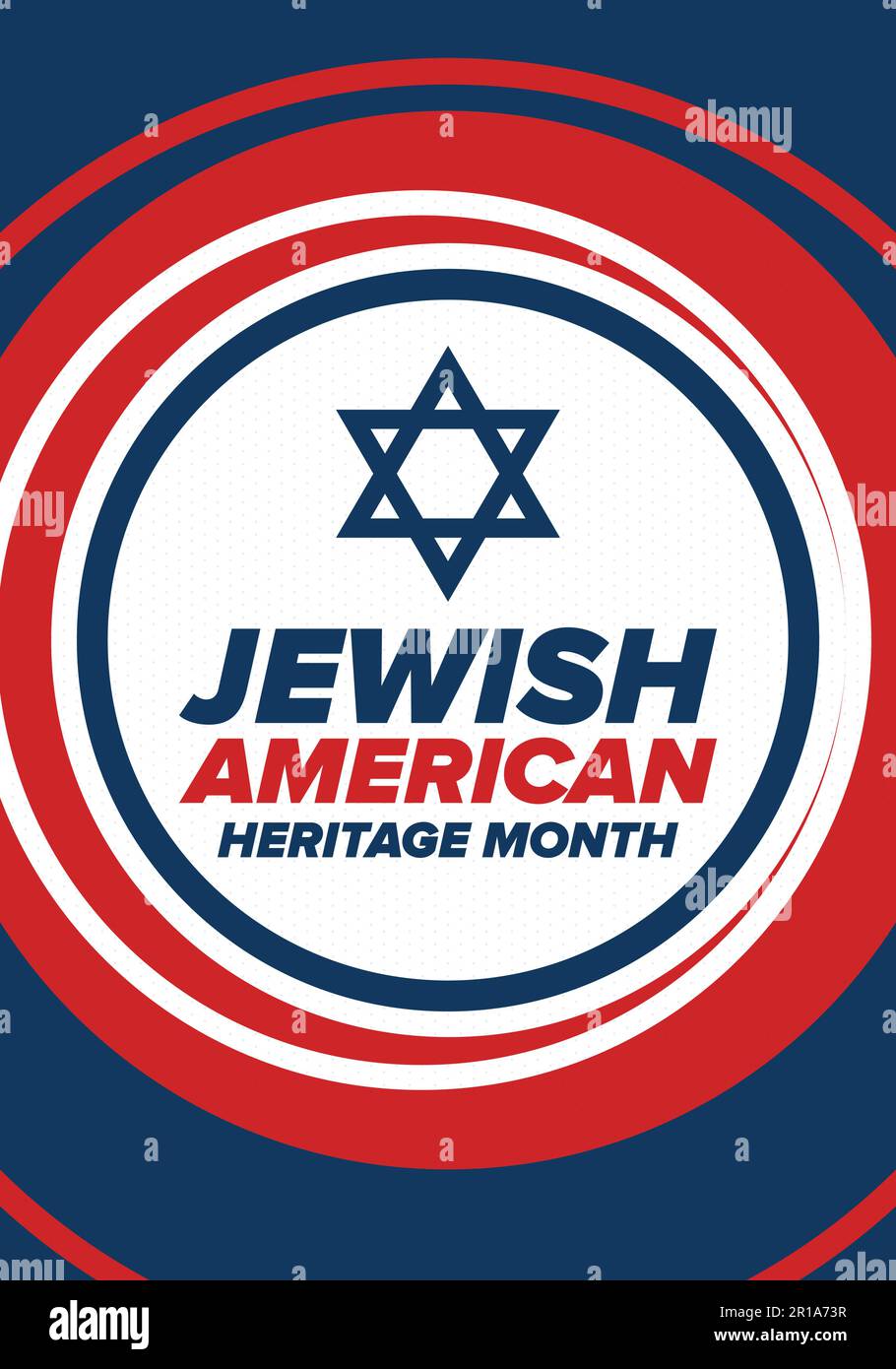 Jewish American Heritage Month in May. Jewish American contribution to ...