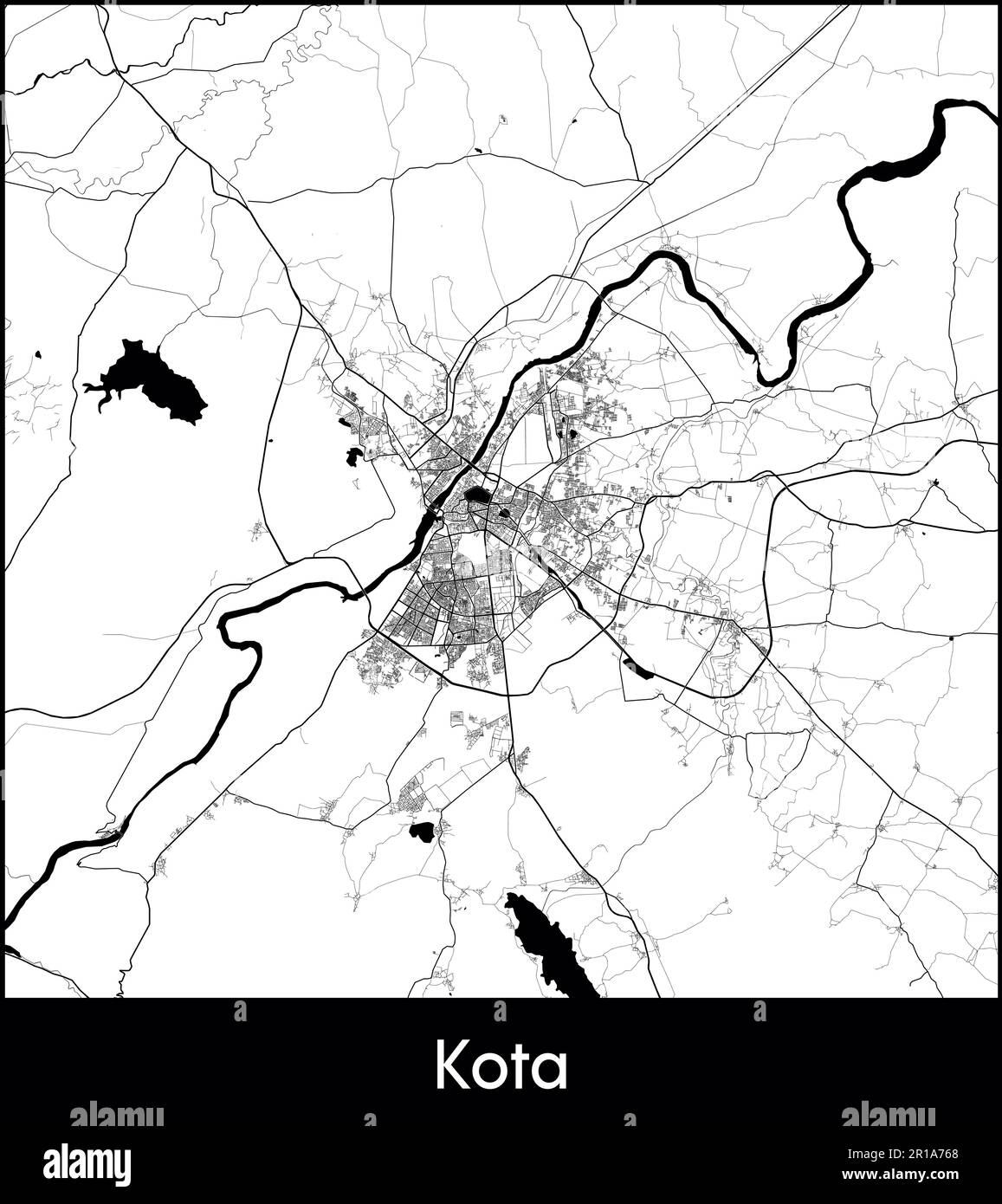 Kota map hi-res stock photography and images - Alamy