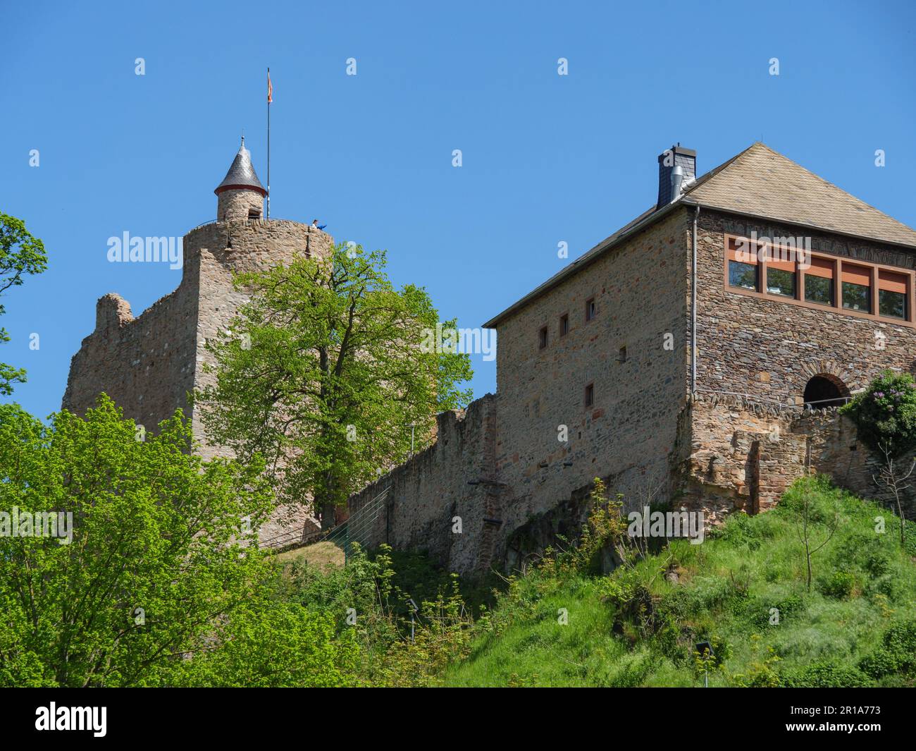 the city of Saarburg at the saar river in germany Stock Photo - Alamy