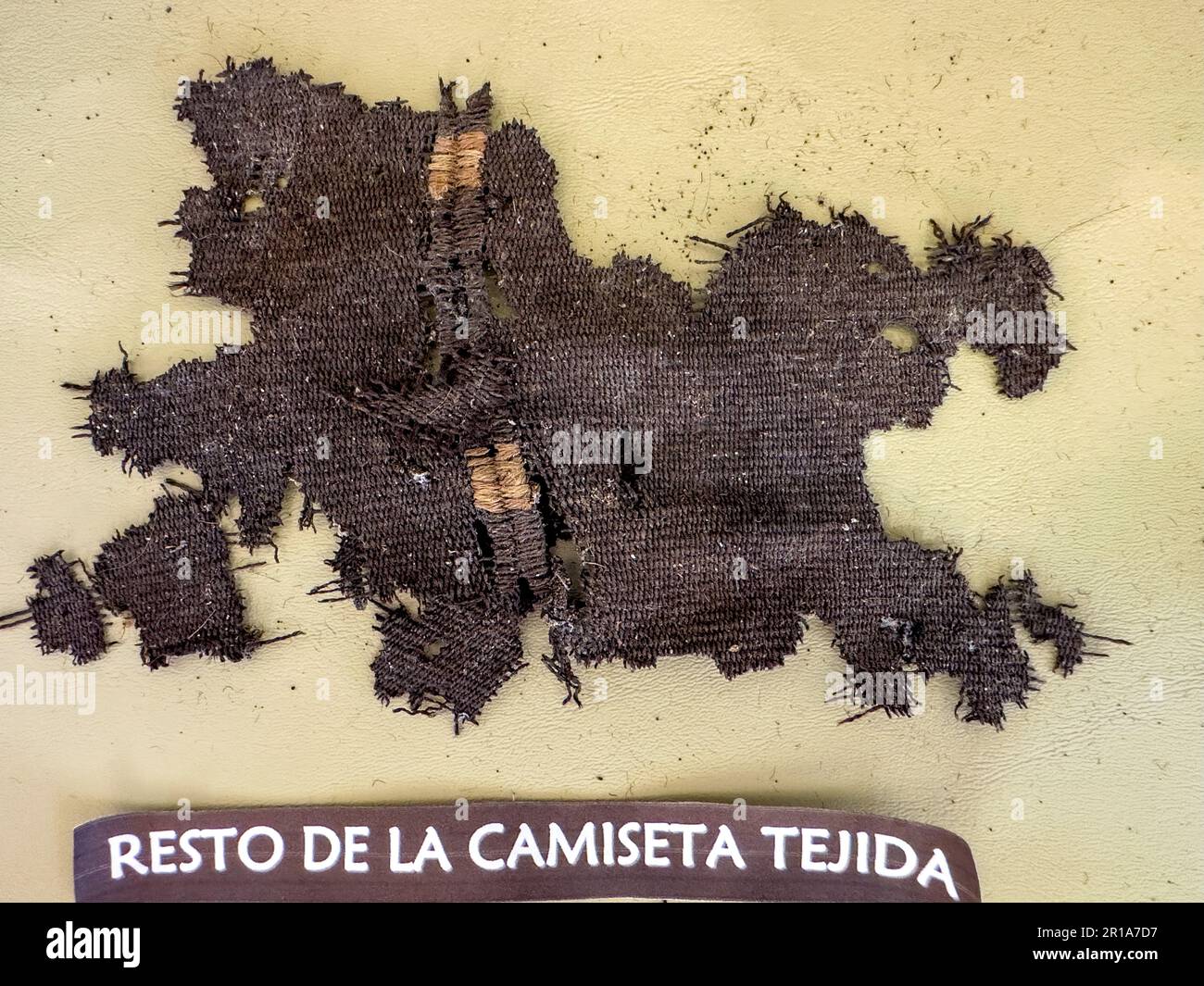 A Fragment Of A Pre Hispanic Weaving In The Calingasta Archeological