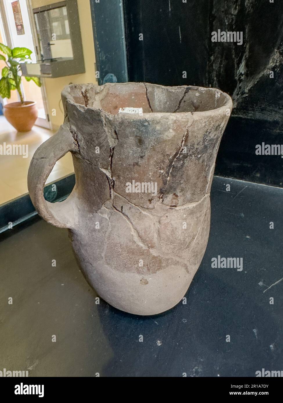 A pre-Hispanic ceramic pot in the Calingasta Archeological Museum In ...