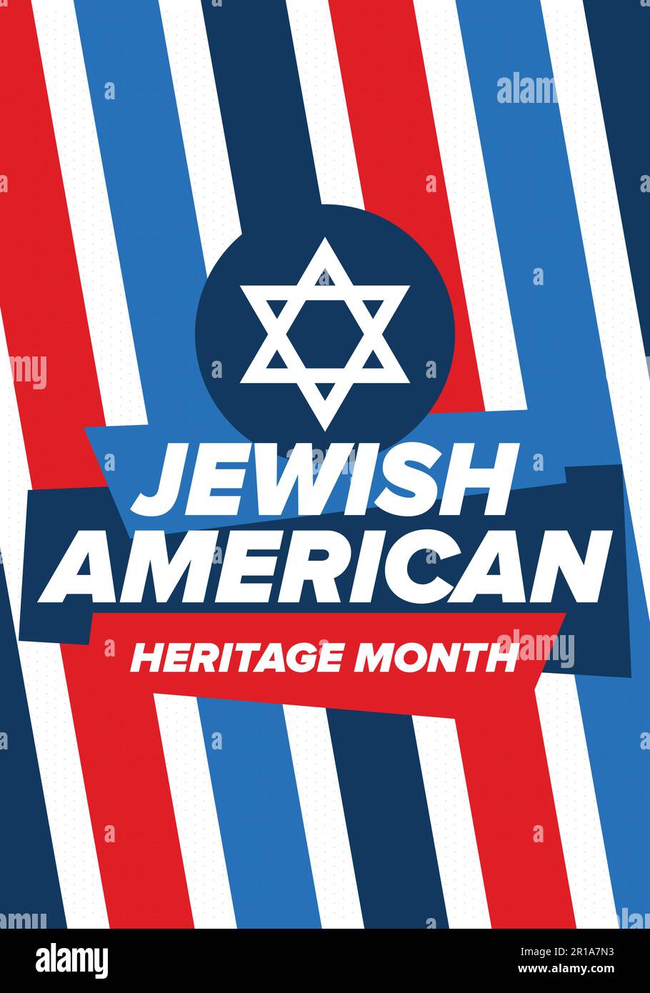 Jewish American Heritage Month in May. Jewish American contribution to ...