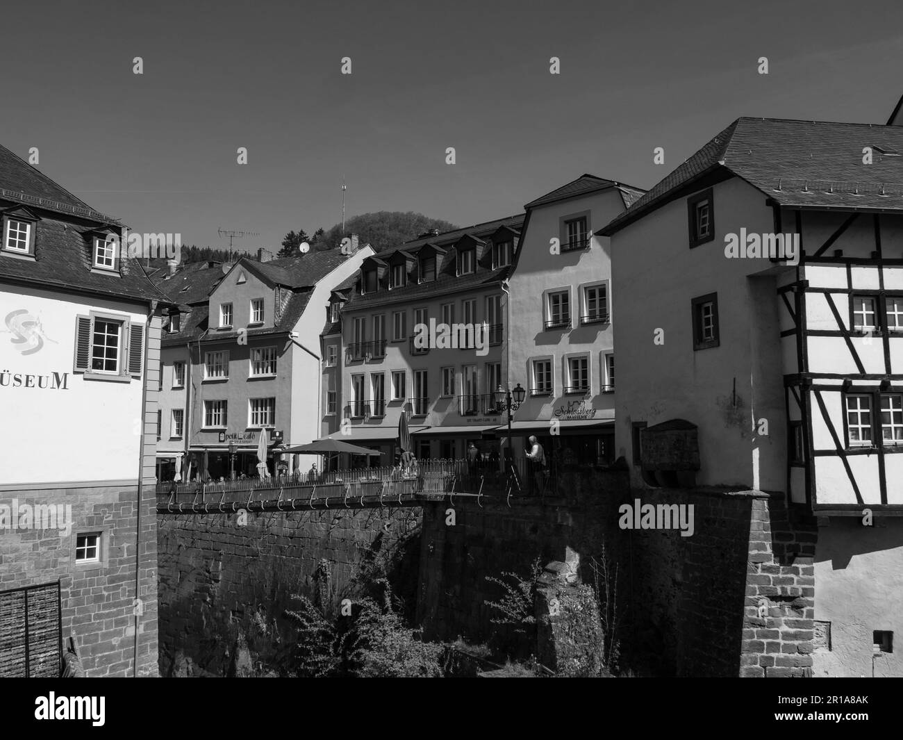 the city of Saarburg at the saar river in germany Stock Photo - Alamy