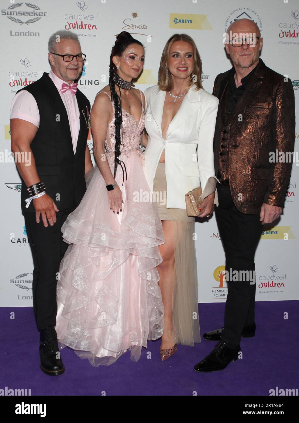 London, UK. Trudi Beswick, Modesta Vzesniauskaite (white jacket) and ...