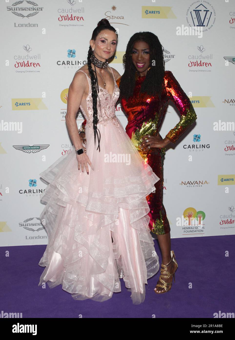 London, UK. Trudi Beswick and Heather Small at The Caudwell Children ...