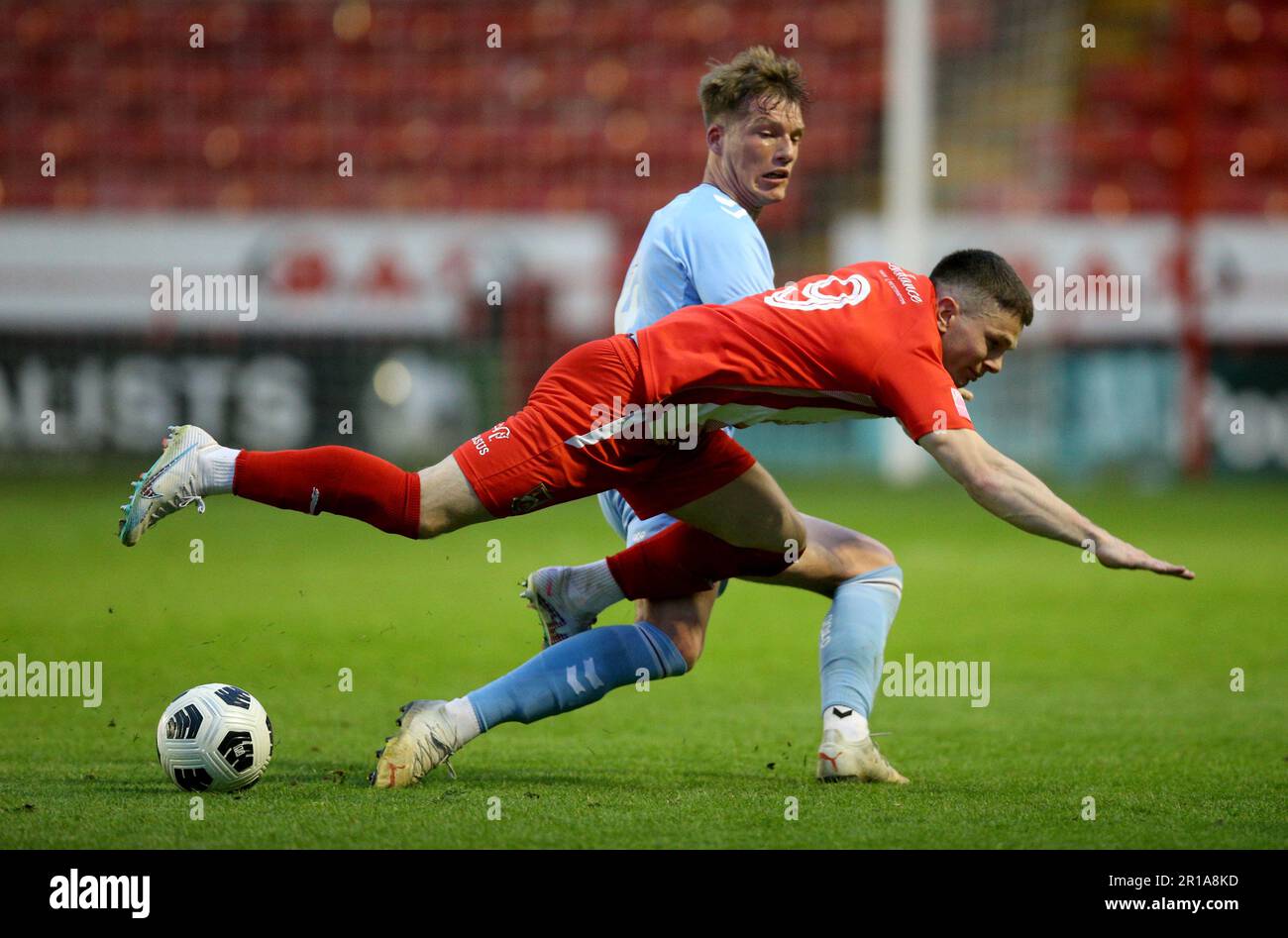 Coventry City’s George Burroughs battles with Stourbridge’s Jason ...