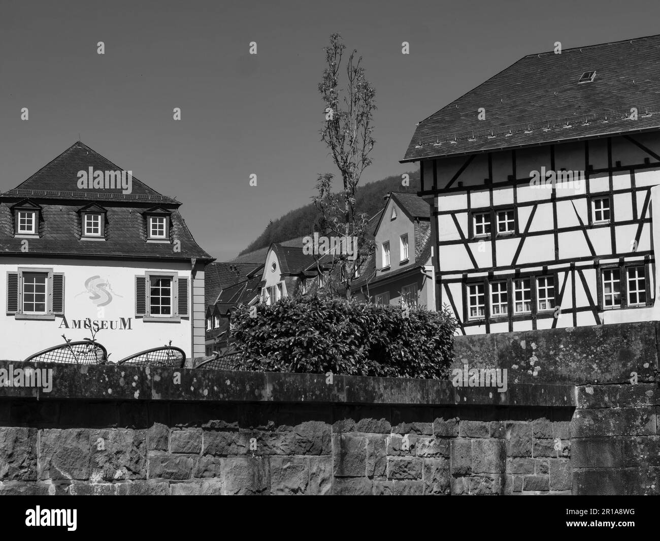 the city of Saarburg at the saar river in germany Stock Photo - Alamy
