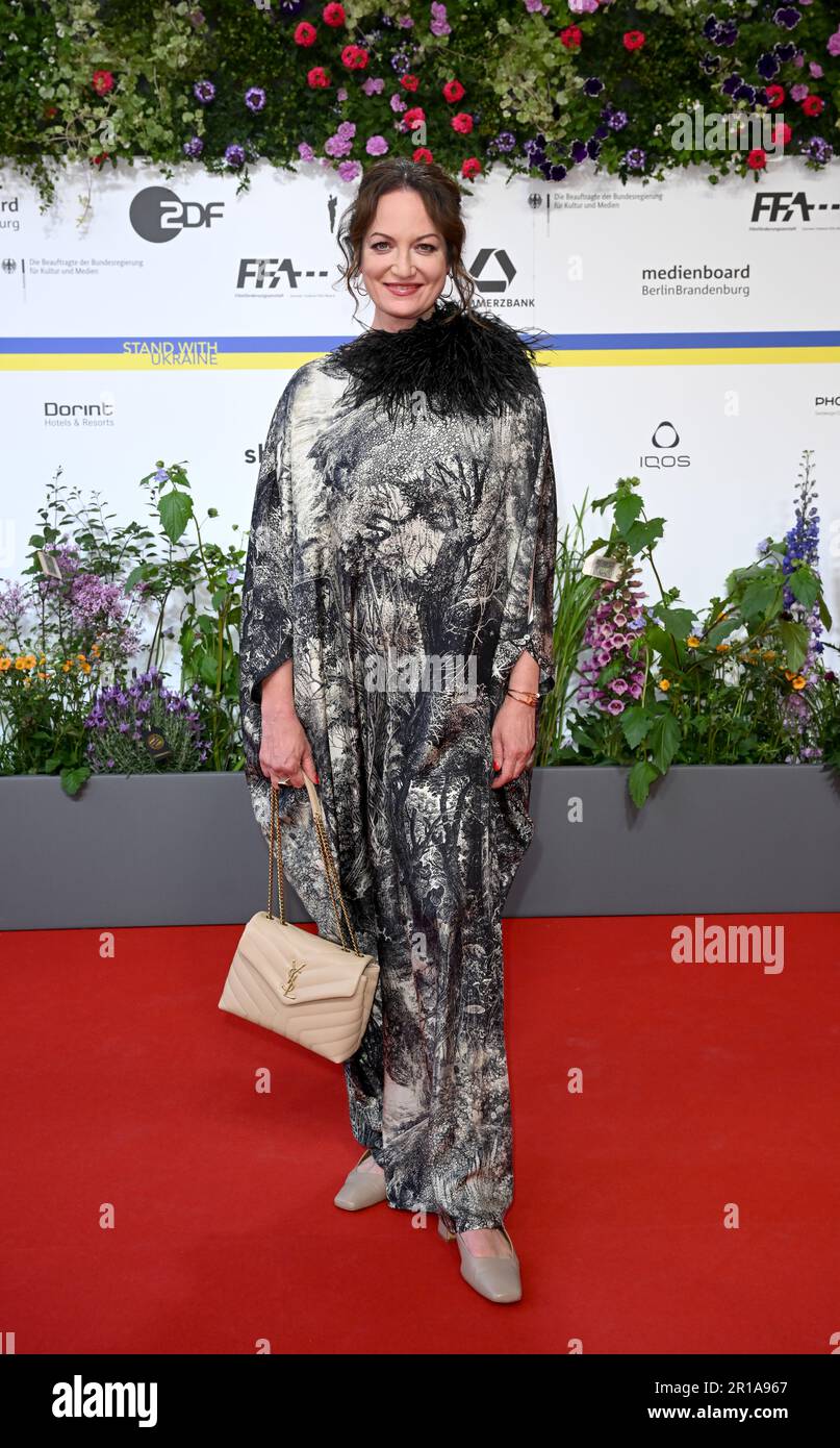Berlin, Germany. 12th May, 2023. Natalie Wörner arrives at the German ...