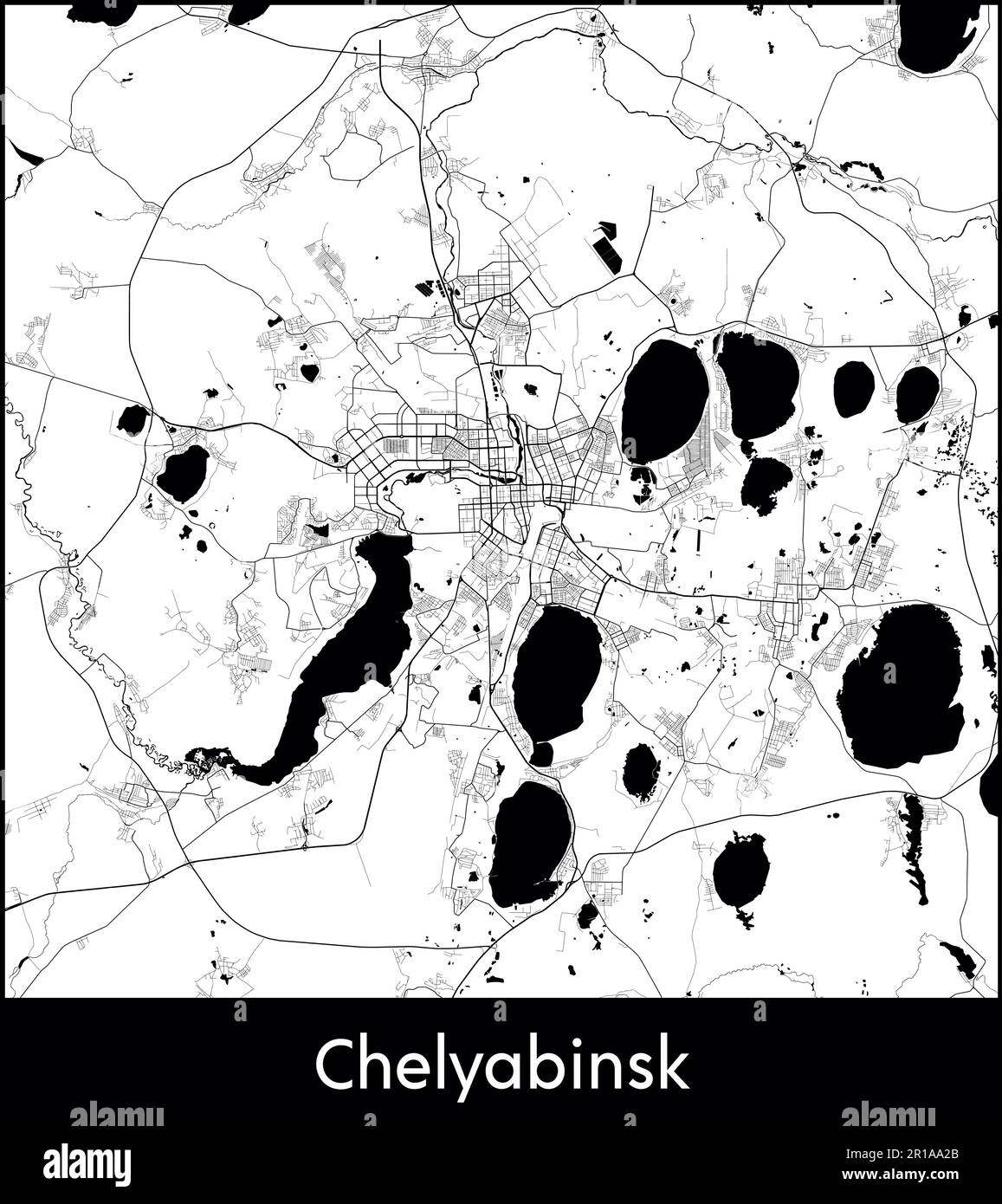 Chelyabinsk map hi-res stock photography and images - Alamy