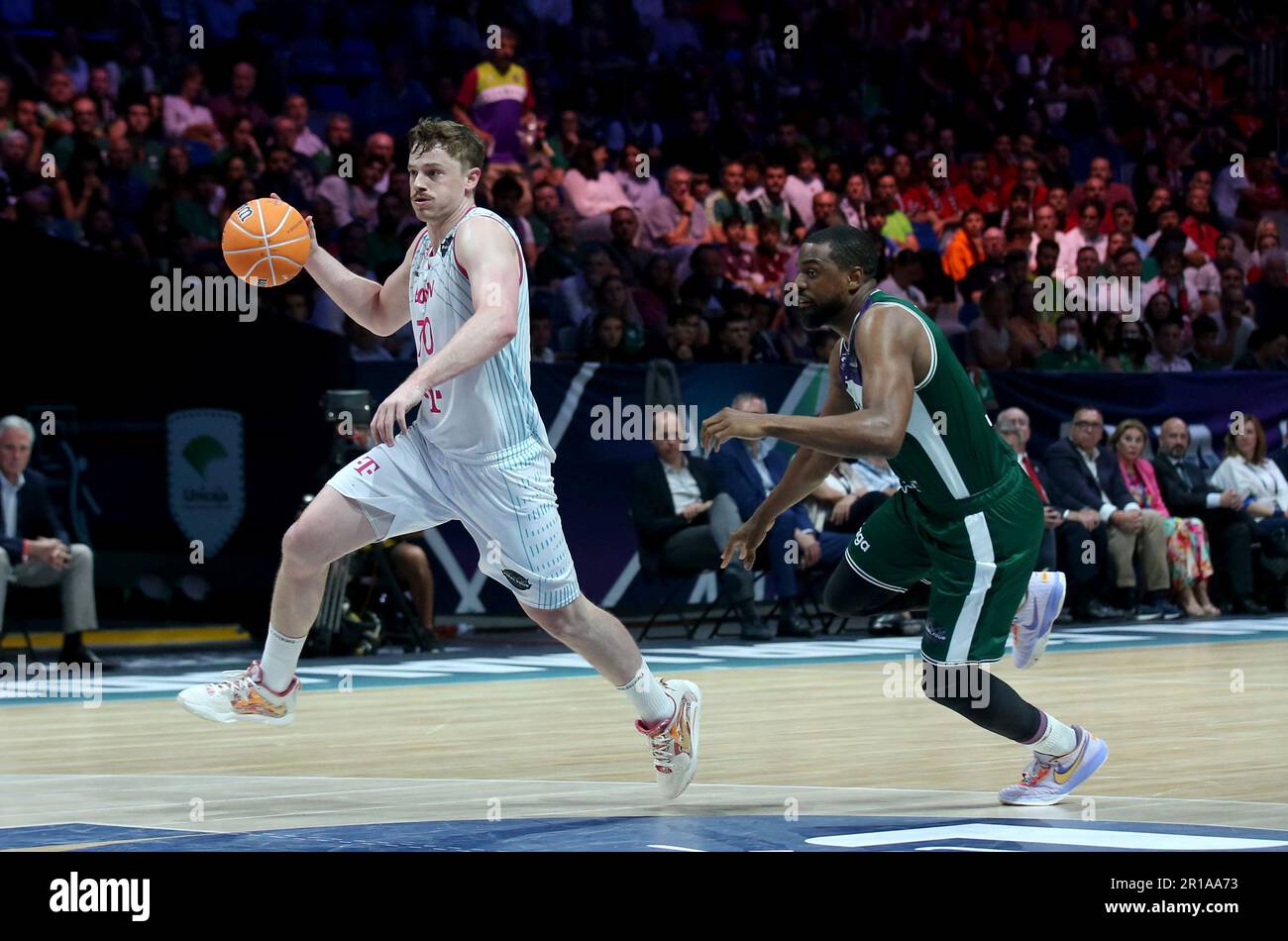 12 May 2023, Spain, Málaga: Basketball: Champions League, Unicaja ...
